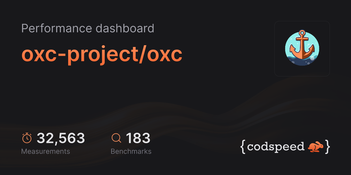 Oxc Projectoxc Codspeed 